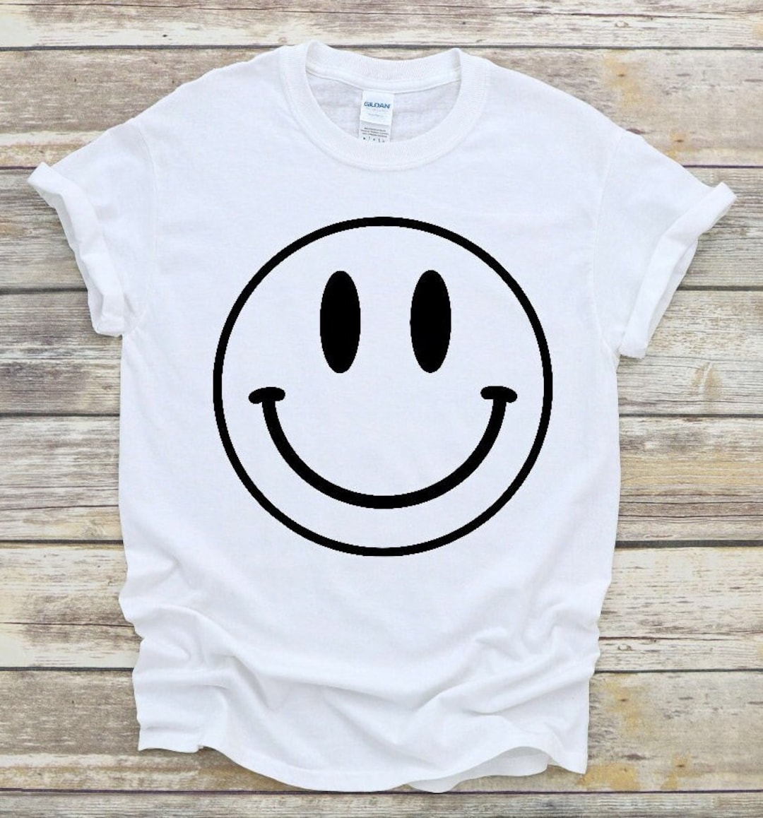 Smiley Face Ready to Press DTF Transfer DTF Print Direct to Film ...