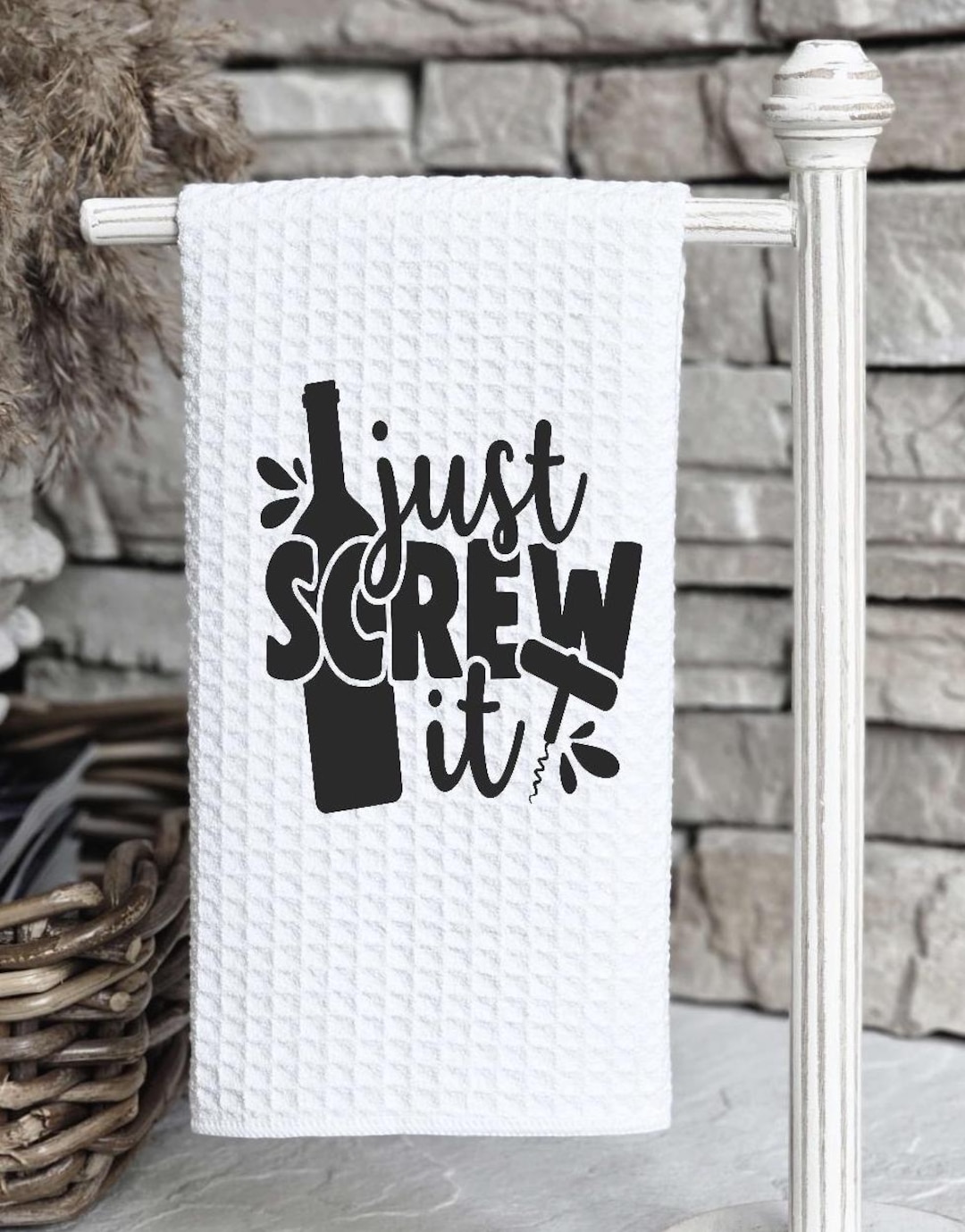 Waffle Weave Funny Sarcastic Kitchen Towels House Warming Gift Hostess ...