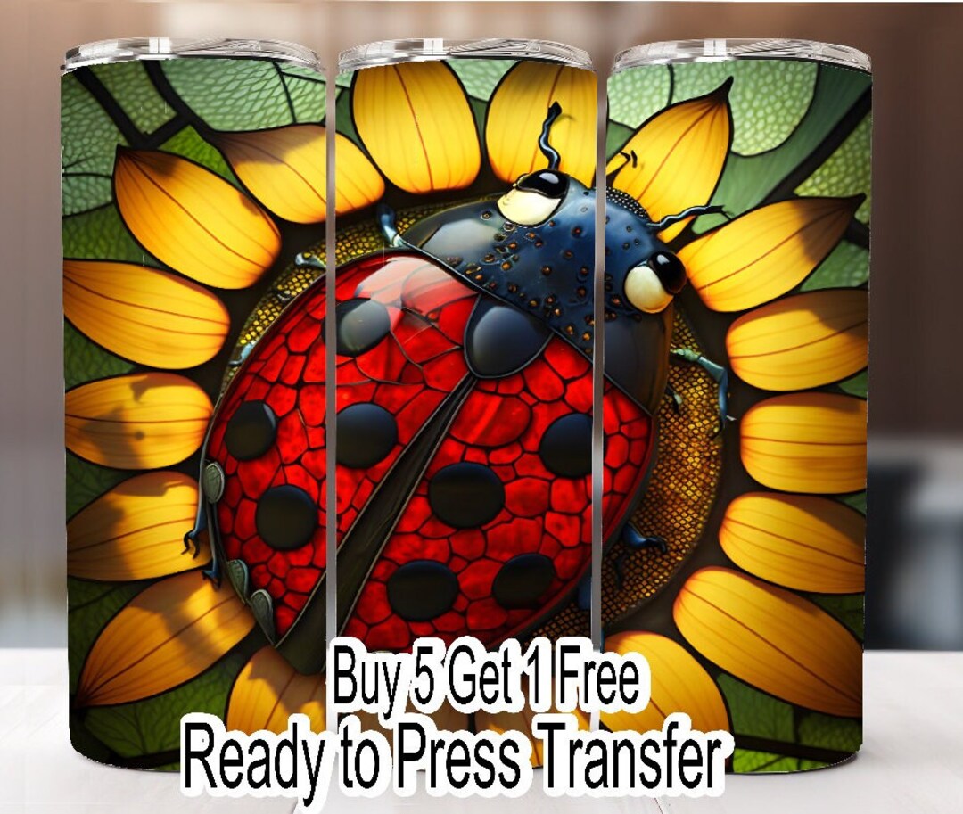 Buy 5 Get 1 Free NOT A DIGITAL Ready to Press Print Ladybug on ...