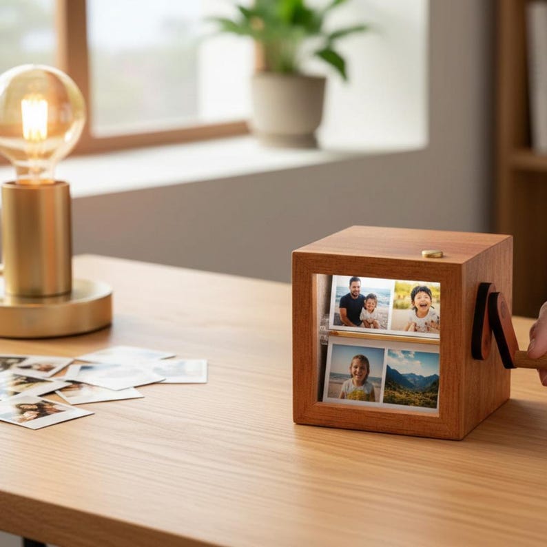 Personalized Photo Flipbook Animation Box, Custom Photo Book With Light ...