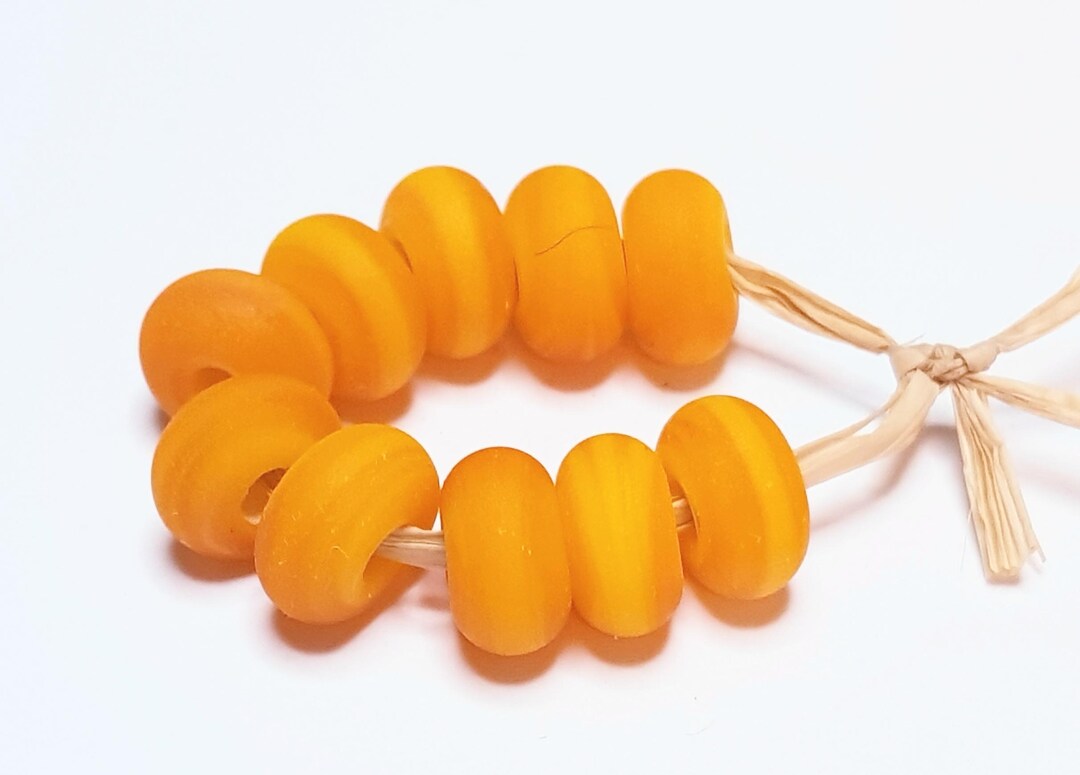 Etched Corn, Lampwork Spacer Beads, SRA, UK - Etsy UK