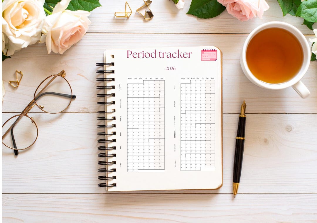 Menstruation Cycle Tracker for Women | Period Planner | Digital ...