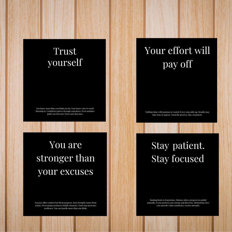 30 Motivational Quotes Printable | Minimalist Mindset Wall Art ...