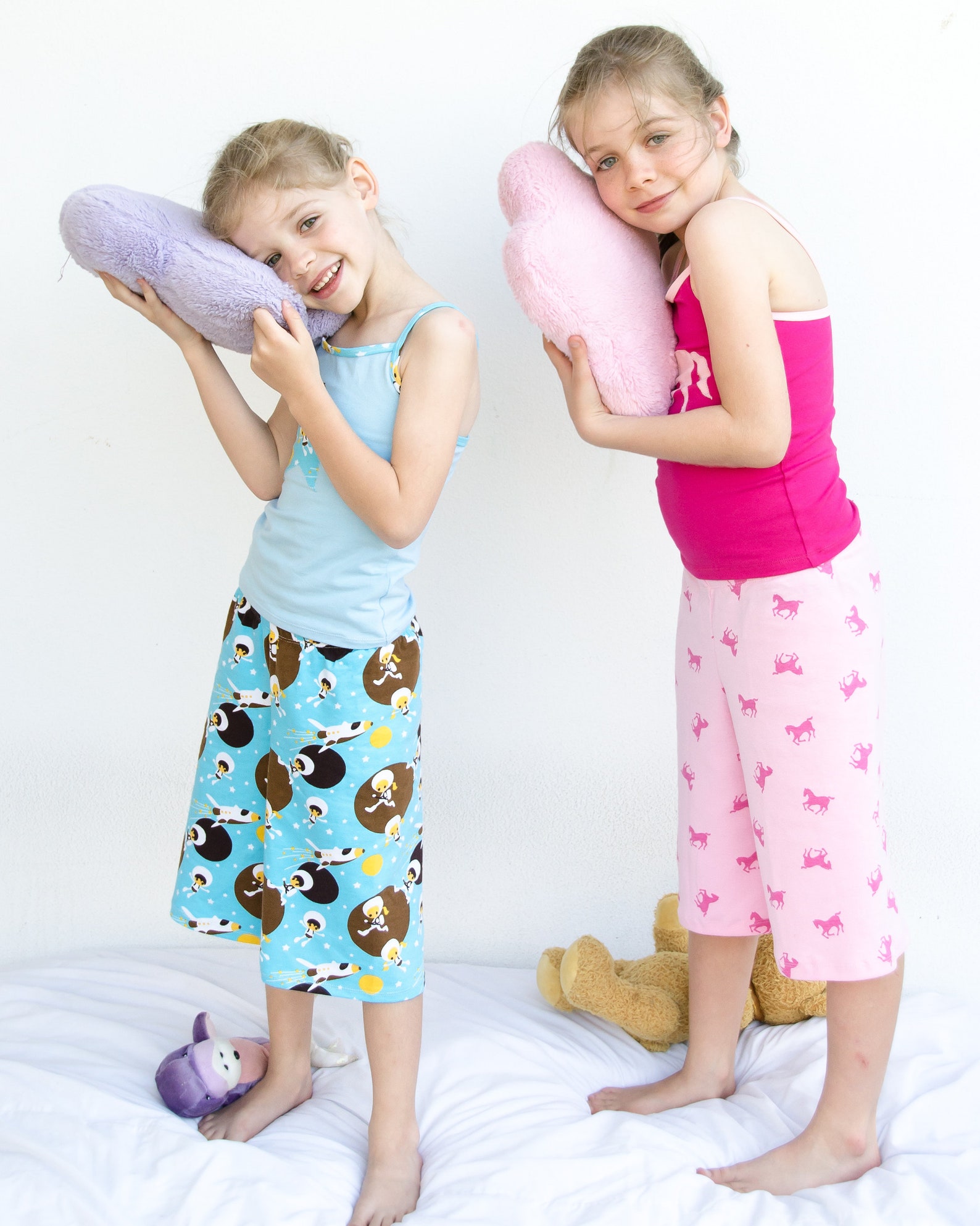 Girls Summer Pajamas Pattern Taya Tank Shorts Pyjamas Pdf | Etsy