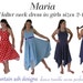 Maria Handkerchief Dress Pdf Sewing Pattern Halter Neck Dress Lycrical ...