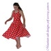 Maria Handkerchief Dress Pdf Sewing Pattern Halter Neck Dress Lycrical ...