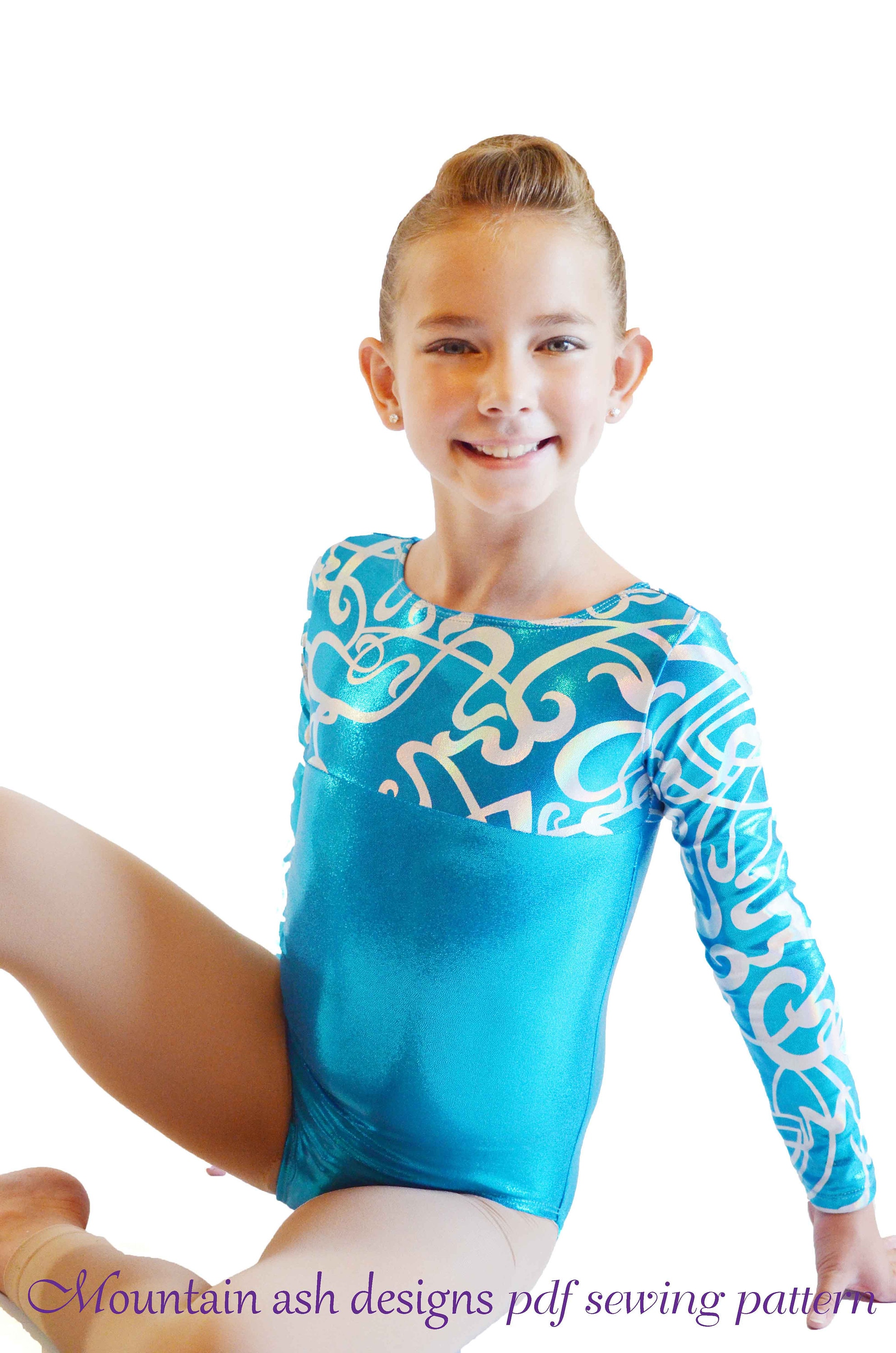 Gymnastics Leotards 2 Pdf Sewing Pattern Long Sleeve Leotard Etsy