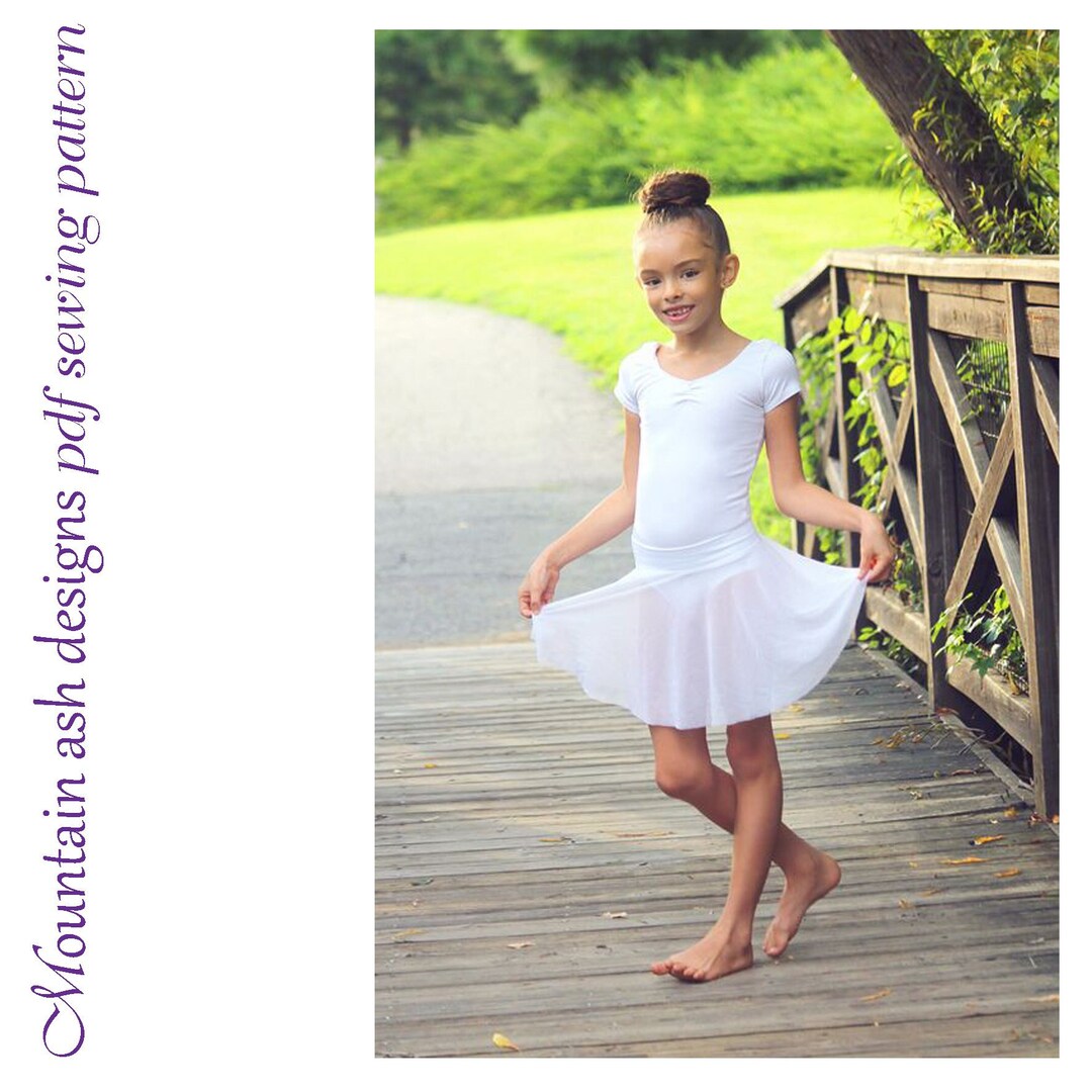 Ballet Leotard Pattern Ballet Skirt Pdf Sewing Pattern Long Sleeve Cap ...