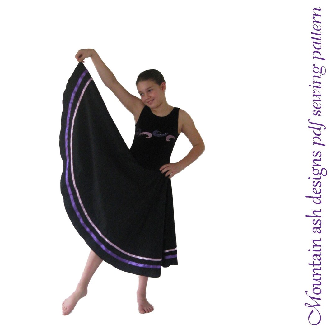 Character Skirt Pattern Circle Skirts Ballet Pdf Sewing Pattern Poodle ...