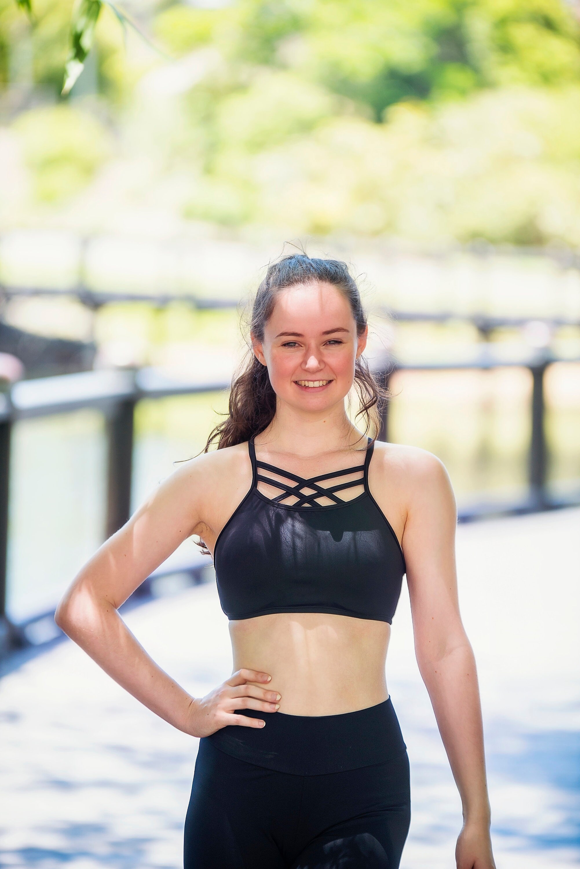 Girls Strappy Neckline Crop Top Pattern Briony Gymnastics | Etsy