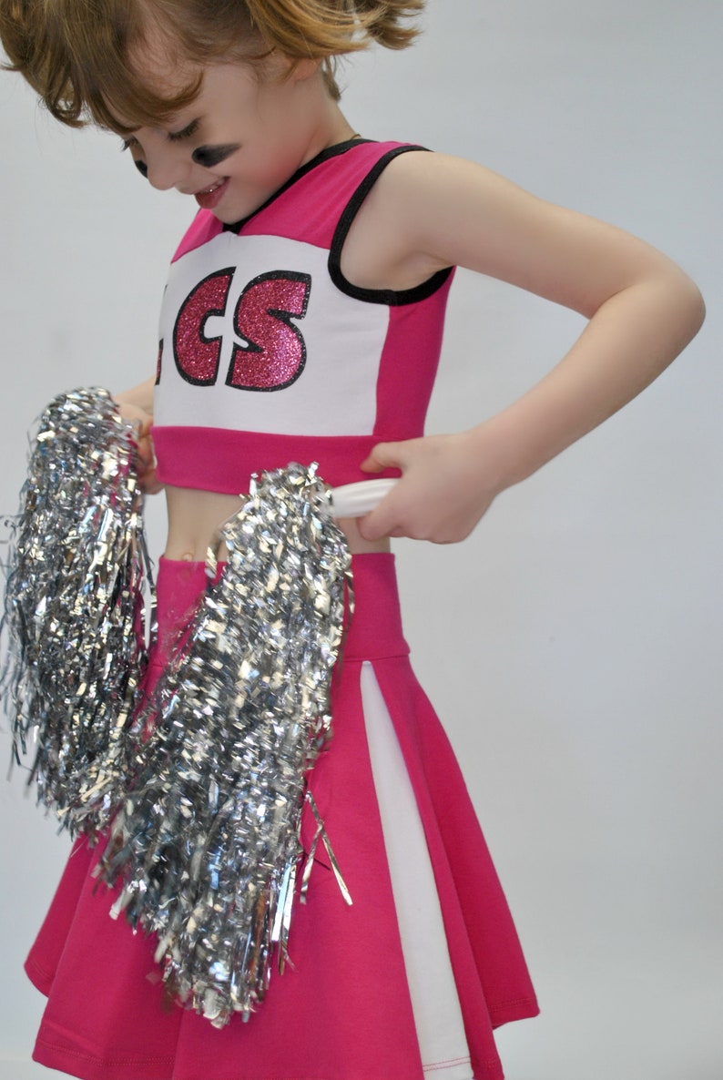 Cheer 1 Cheer Uniform Girls Pdf Sewing Pattern Cheerleading Etsy