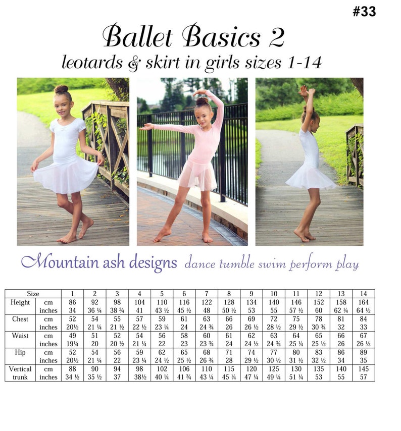 Ballet Leotard Pattern Ballet Skirt Pdf Sewing Pattern Long - Etsy
