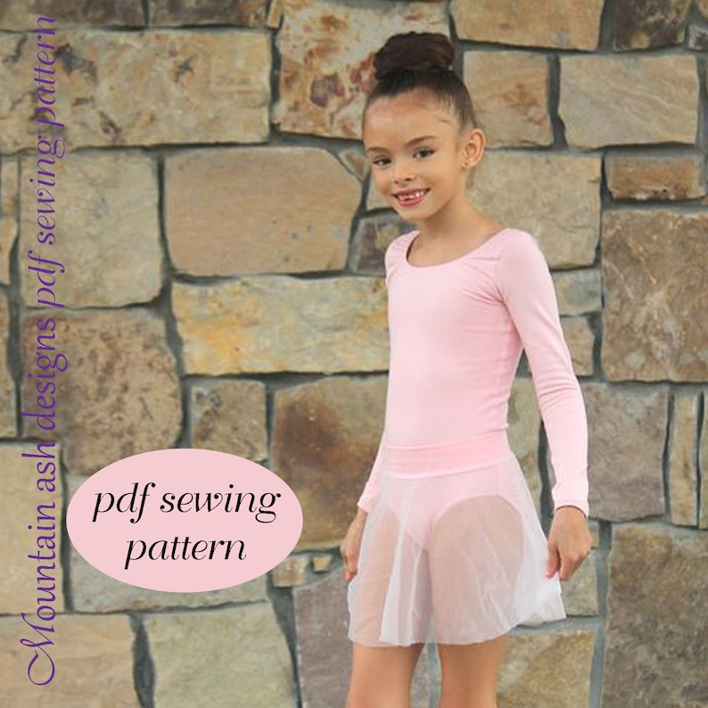 Ballet Leotard Pattern Ballet Skirt Pdf Sewing Pattern Long - Etsy
