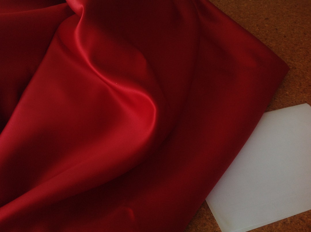 King Size Eiderdown Red Satin - Etsy