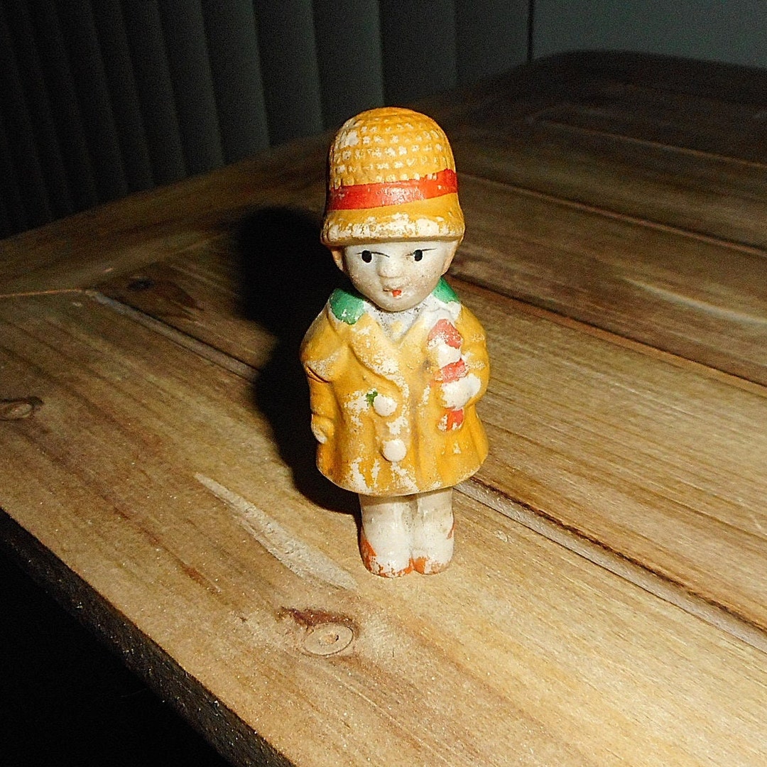 Vintage Japan Miniature Bisque Figurine - Etsy