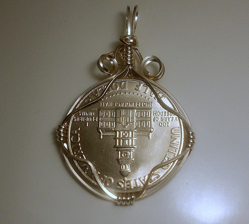 John F. Kennedy Coin Pendant - Etsy