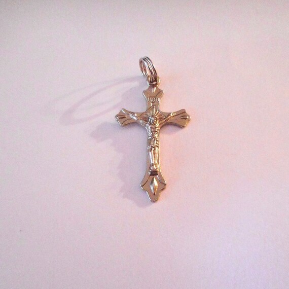 Vintage Crucifix Necklace Etsy