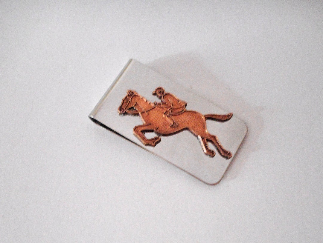 Horse Racing Money Clip - Etsy