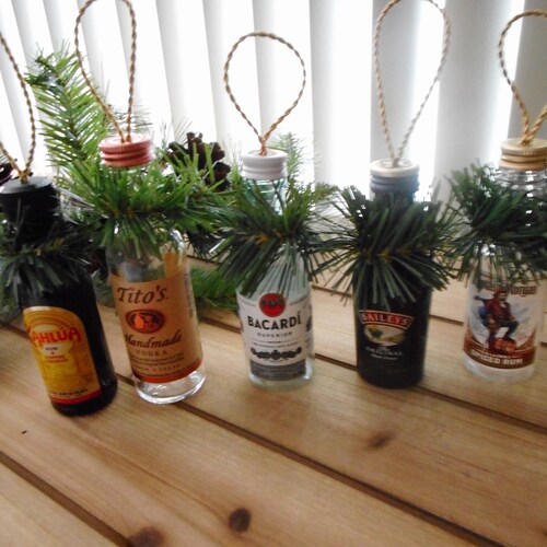 Tennessee Whisky Mini Liquor Bottle Christmas Tree Hanging | Etsy