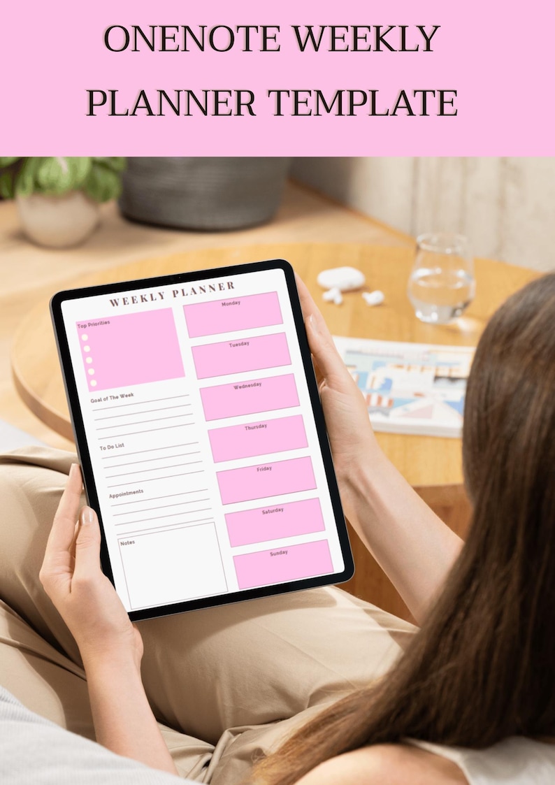 Minimalist Weekly Planner Printable | Undated Schedule (digital ...