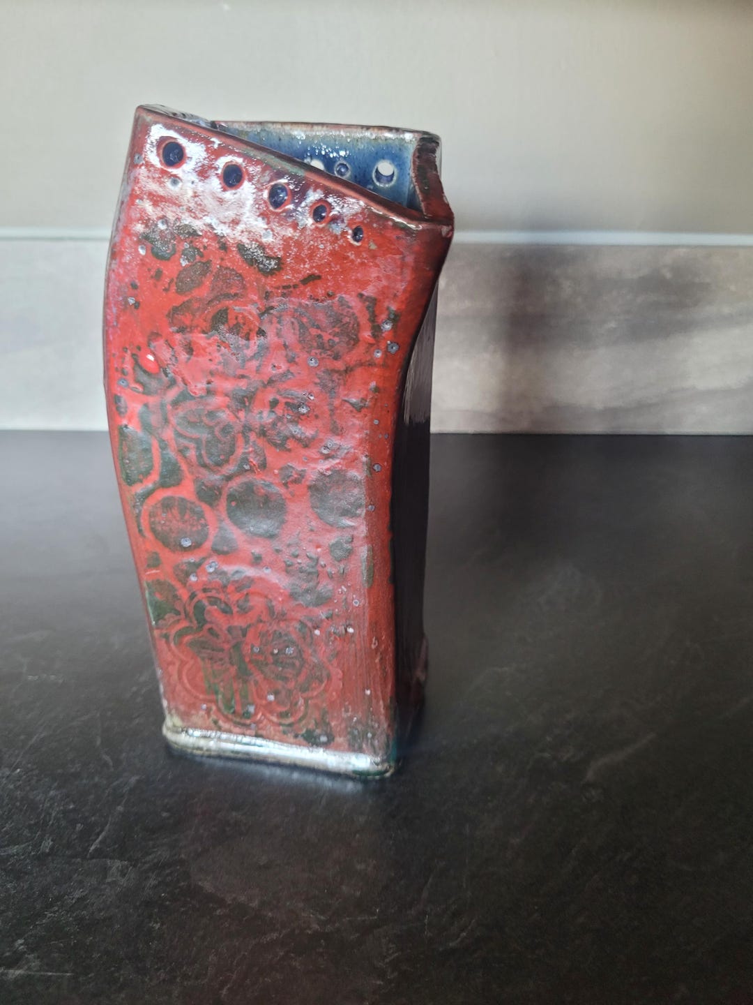 Gothic Romantic JOSIE Signed Studio Pottery Vase Ceramic Art Vase ...