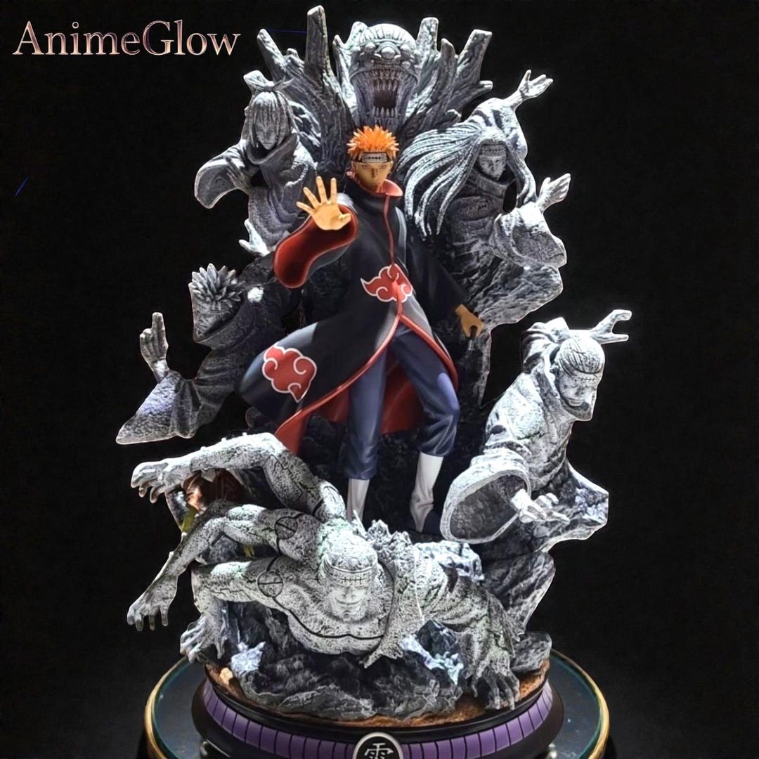 Pain Akatsuki Statue – Naruto Anime Figure - Etsy