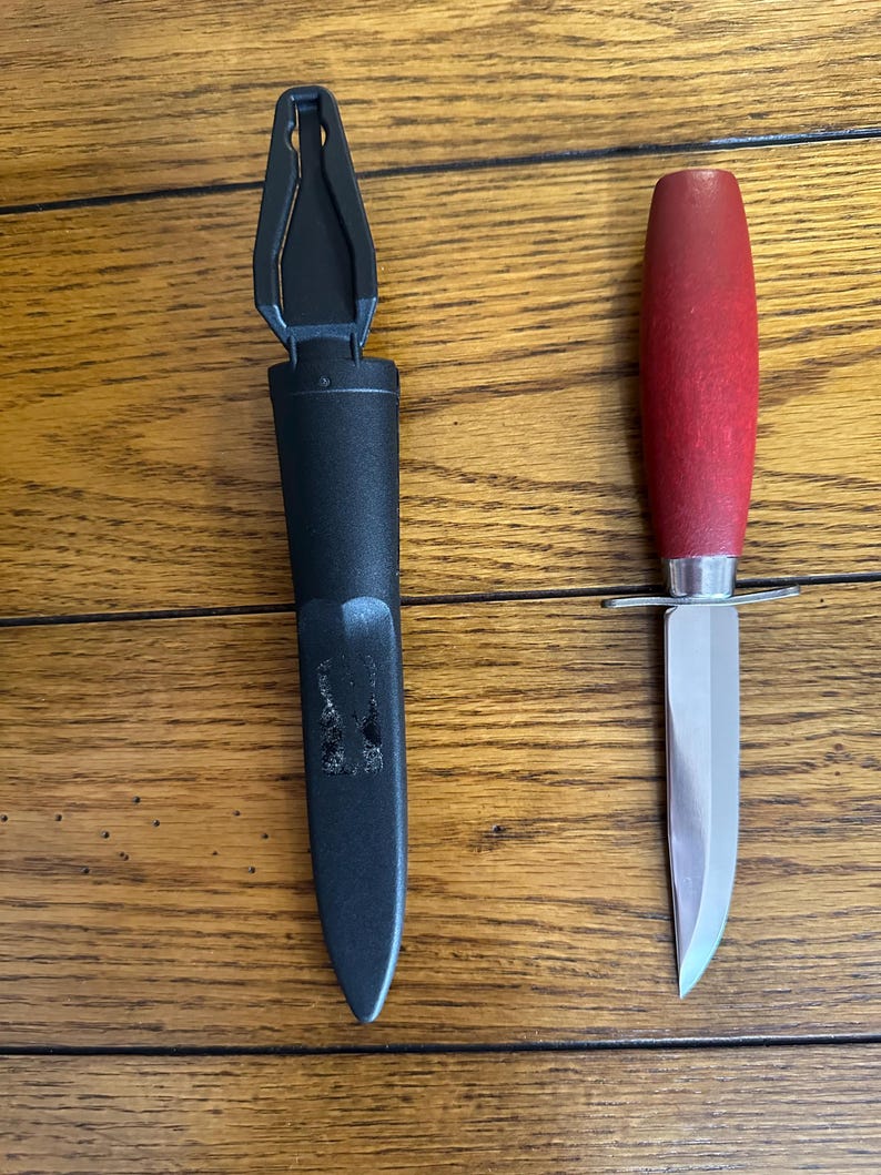 Near Mint Vintage Carbon Steel Mora Knife - Etsy
