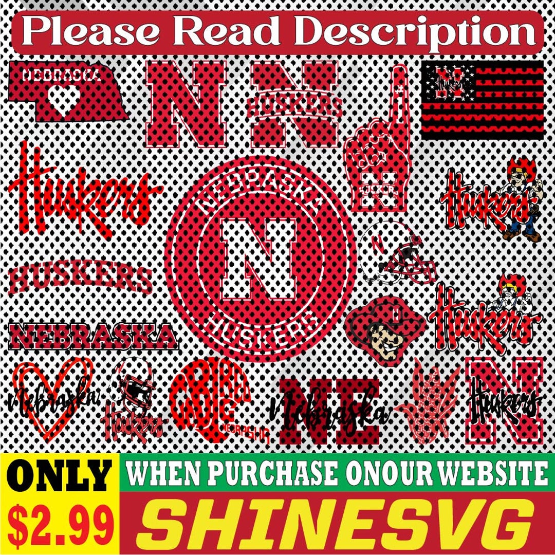 Nebraska-huskers Football Team Svg Nebraska-huskers Svg - Etsy