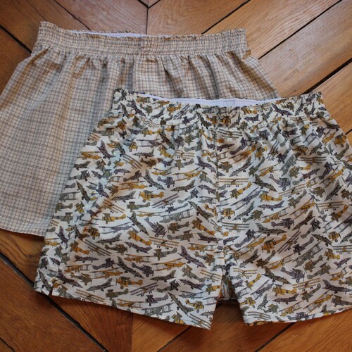 Boxer Shorts PDF Sewing Pattern and Instructions Digital with - Etsy