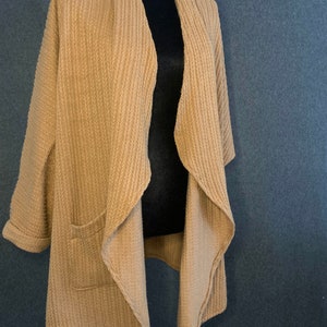 Waterfall Jacket PDF Sewing Pattern - Loose Fitting Jacket Draped Front ...