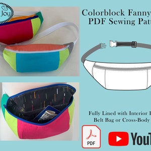Fanny Pack Pattern - Etsy