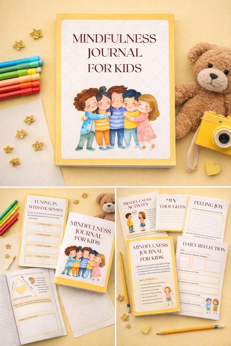 Kids Mindfulness Journal Printable | SEL Activities | Feelings ...