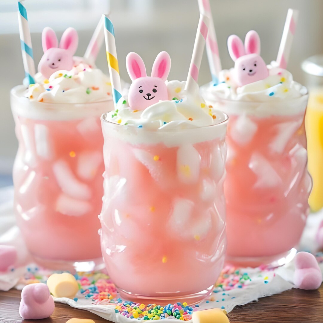Easterday Bunny Punch Recipe – Easy Easter Party Drink Dessert (digital ...