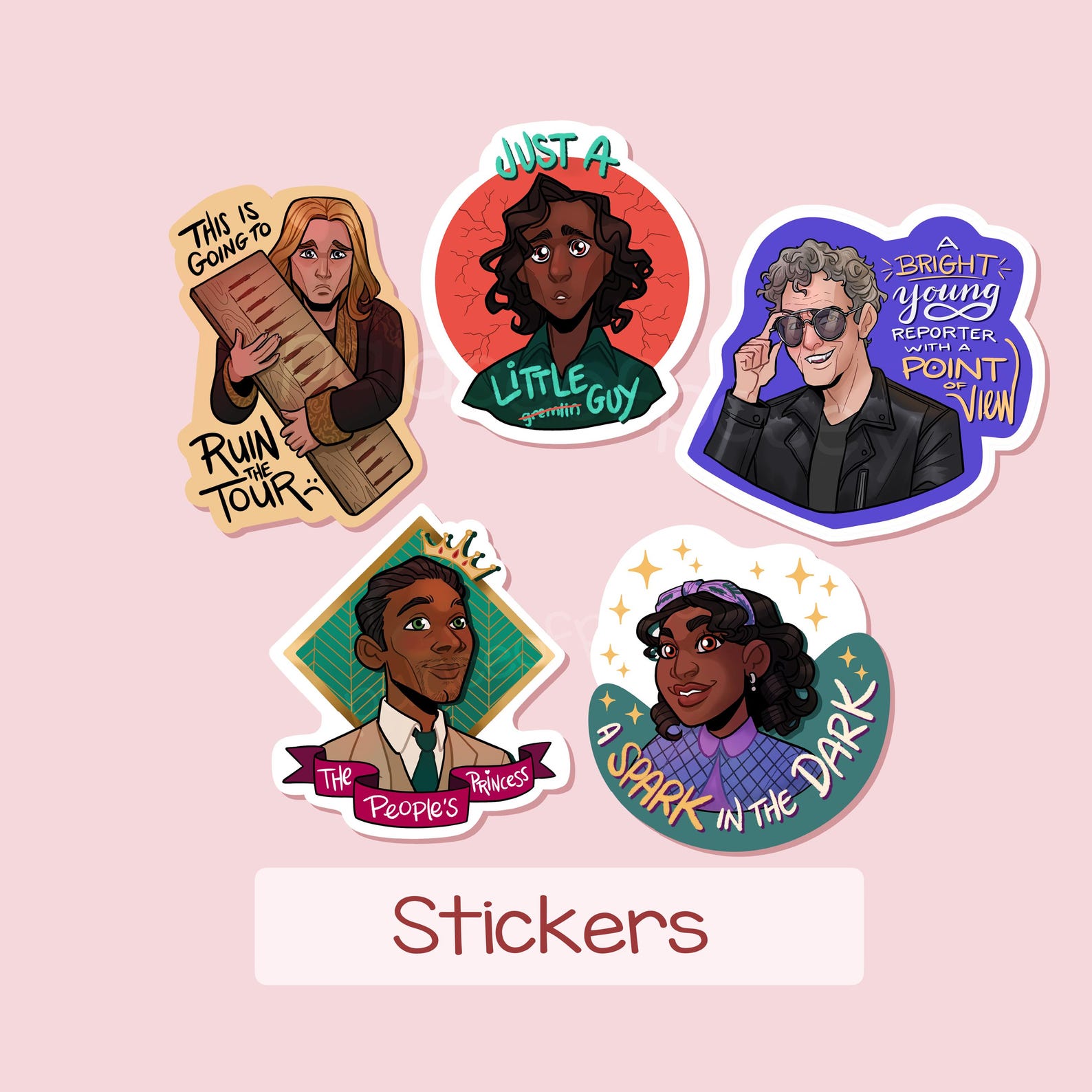 IWTV Stickers: Lestat, Louis, Armand, Claudia, Daniel - Etsy