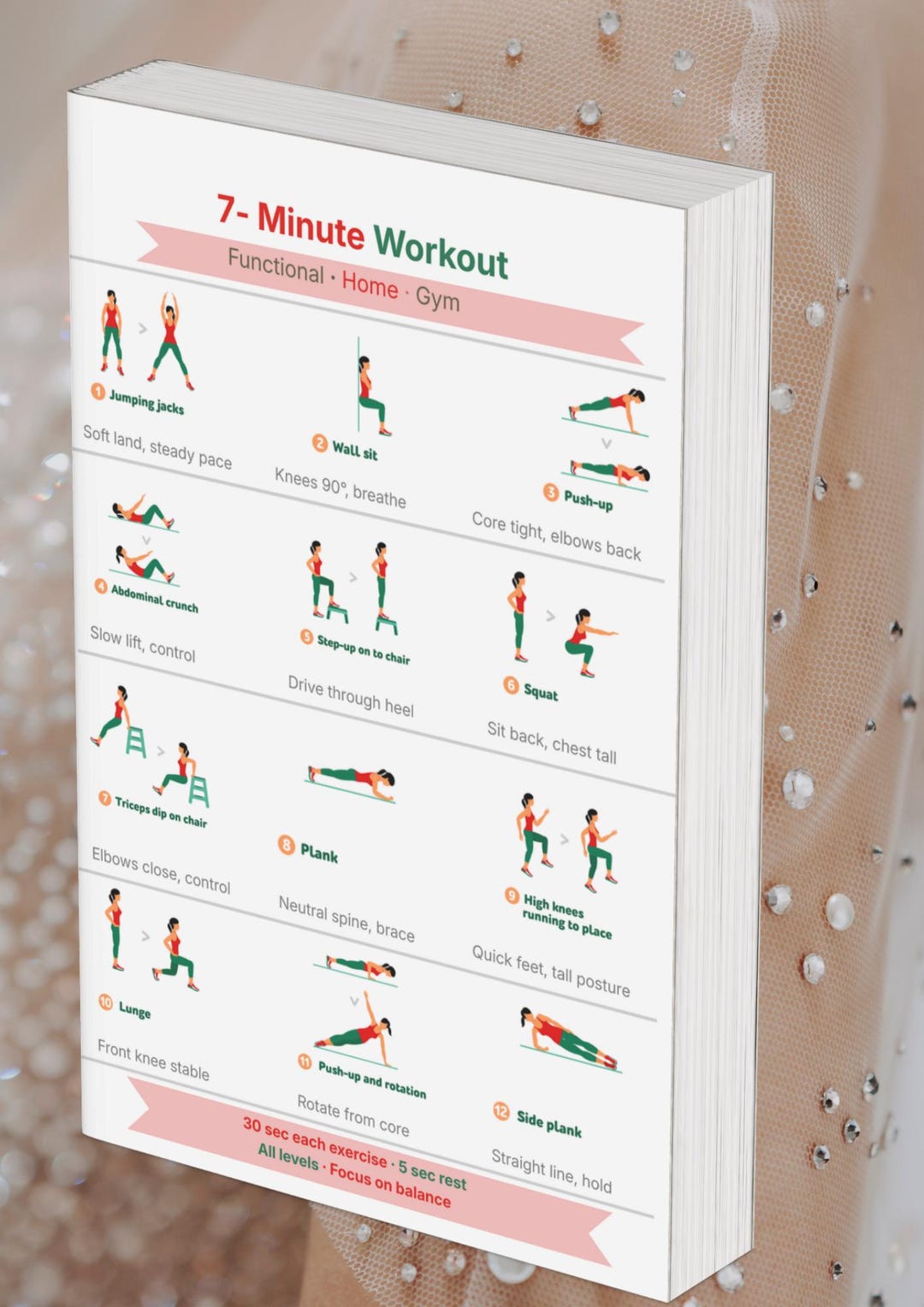 7 Min Full-body Workout / Instant PDF Download - Etsy Canada