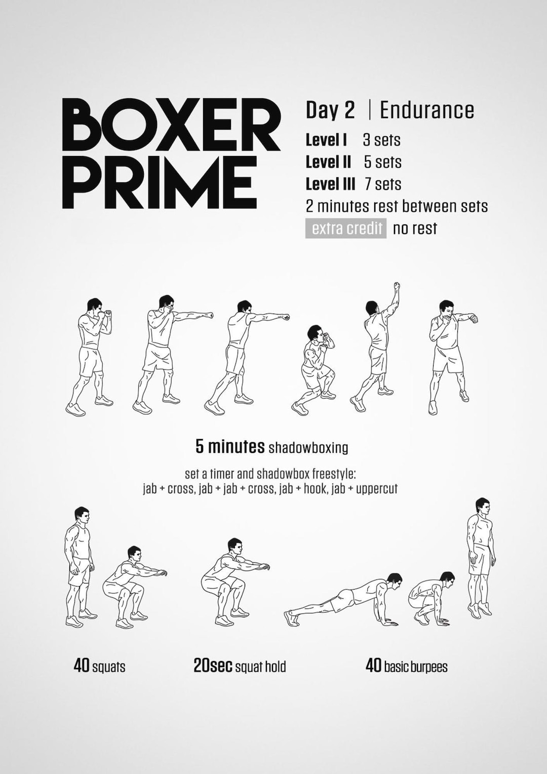 30-day Boxing Workout / Instant PDF Download - Etsy