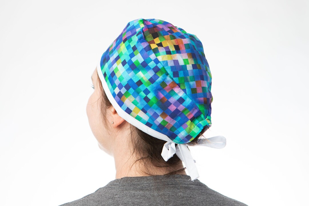 Pixel Scrub Cap, Unisex Surgical Beanie, Nurse Gift Ideas, Surgical ...