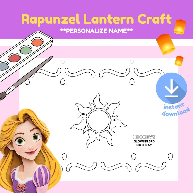 Rapunzel Lanterns - Etsy