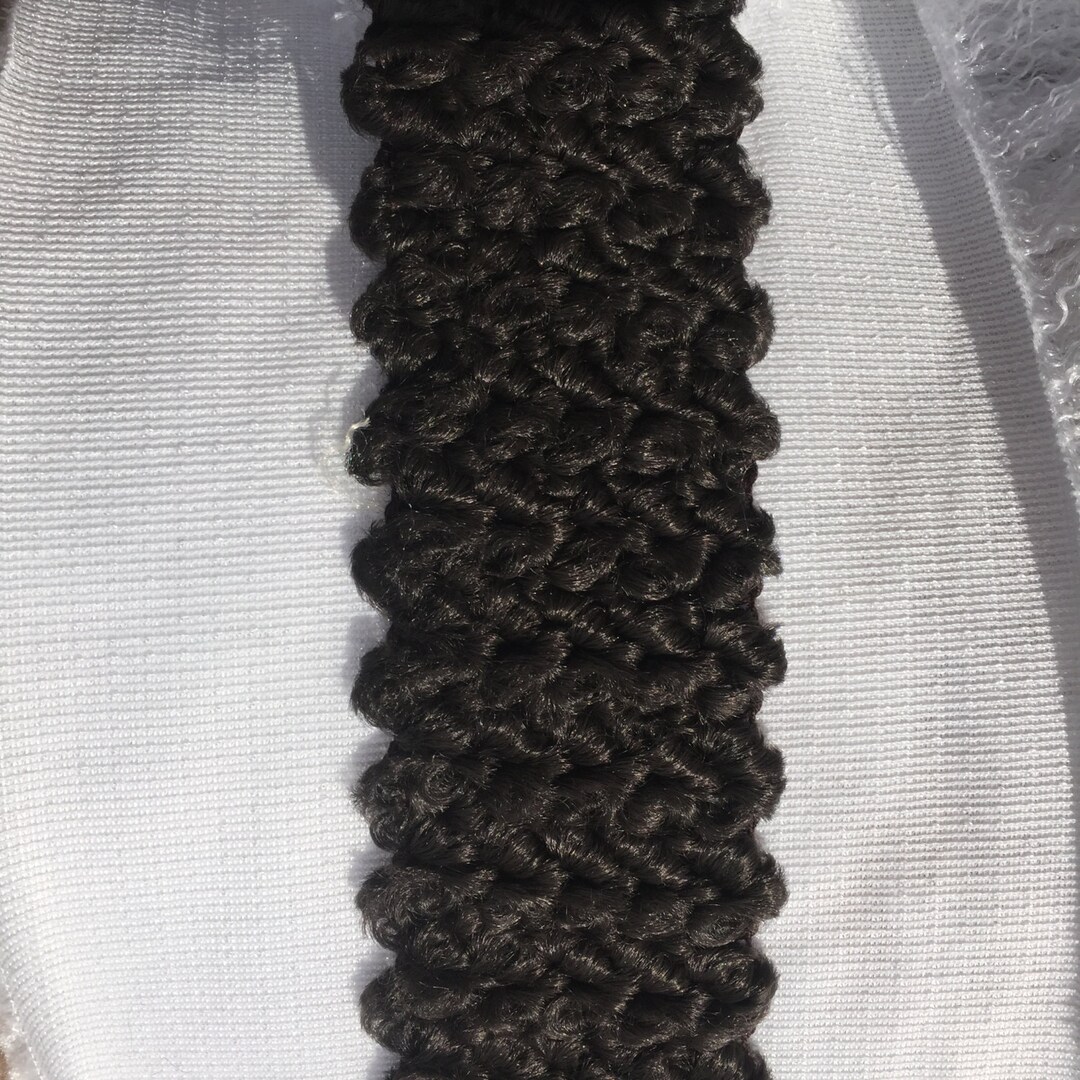 Beautiful Vintage 2" PERSIAN Fur TRIM Dark Brown Braid Trimmings 3 ...