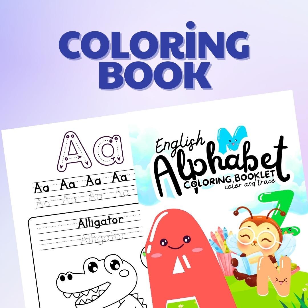 Alphabet Tracing & Coloring Worksheets for Kids | Handwriting Practice ...