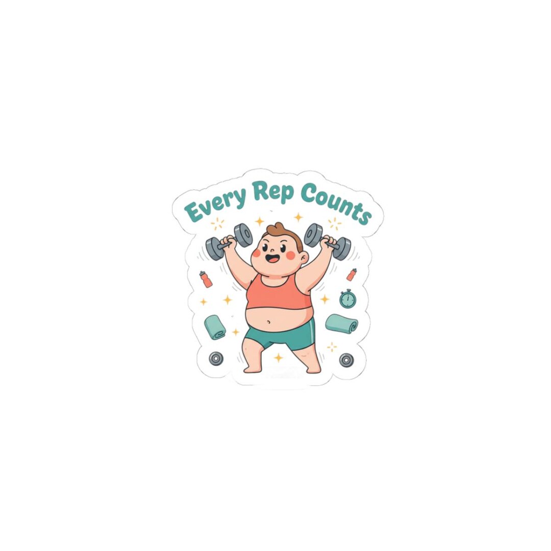Every Rep Counts Sticker | Gym Comeback, Tiny Dumbbell Motivation - Etsy