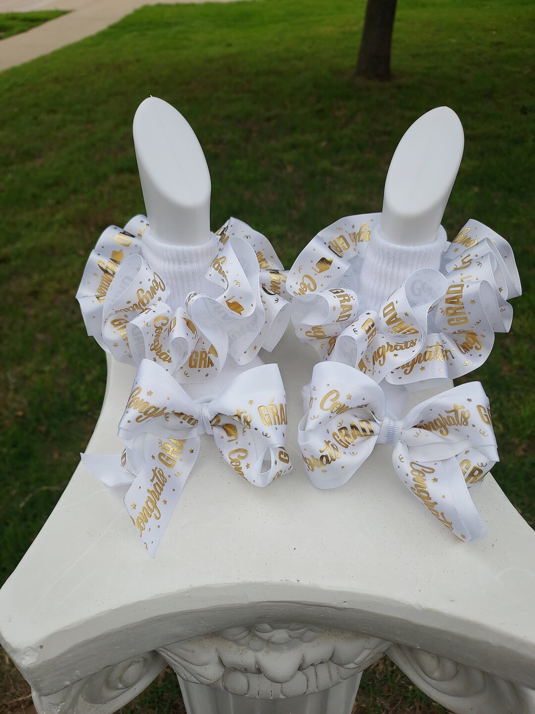 On the Sock, Graduation Print Ruffles Socks. Celebrate, Cermony School ...