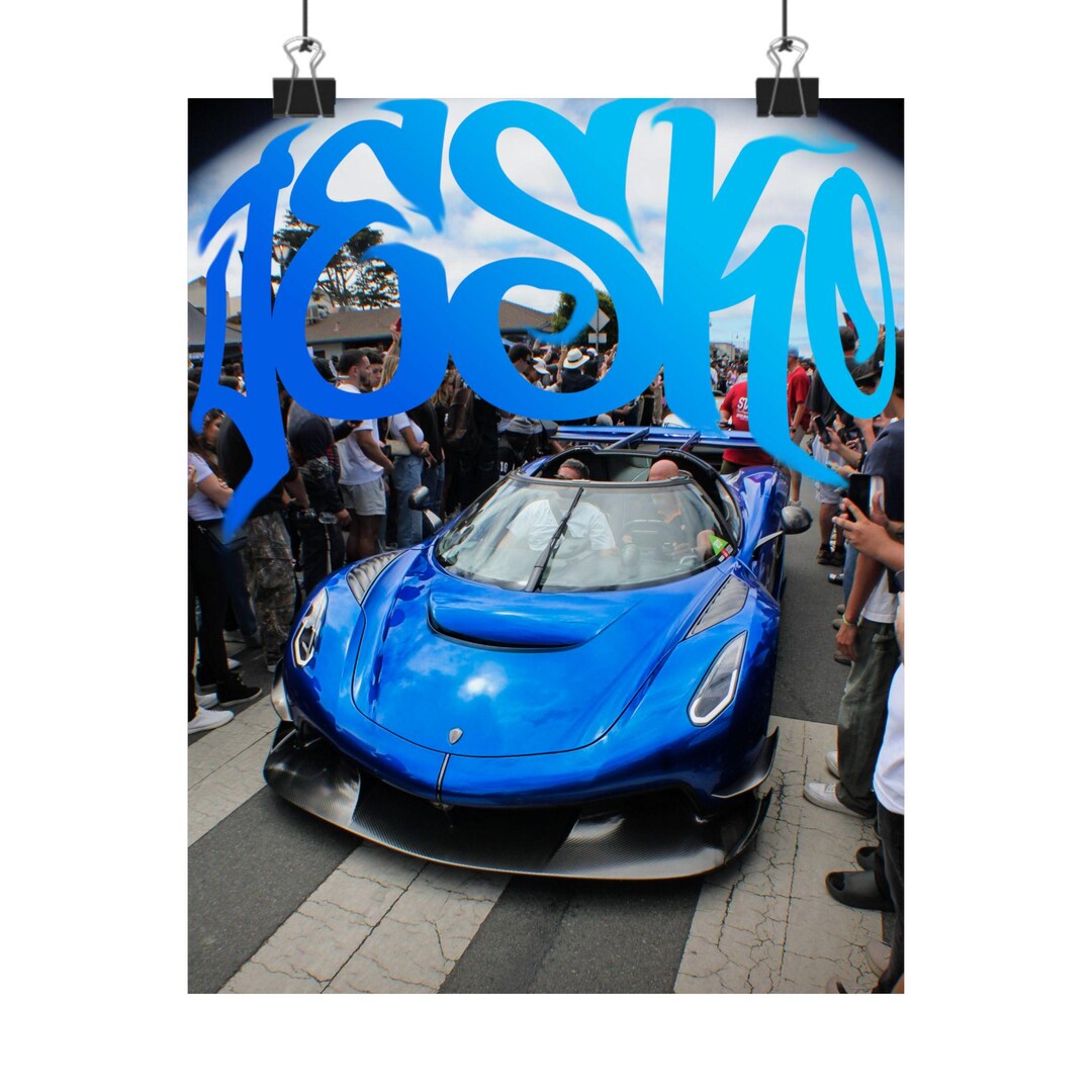Koenigsegg Jesko Hypercar Poster - Monterey Car Week Photography ...