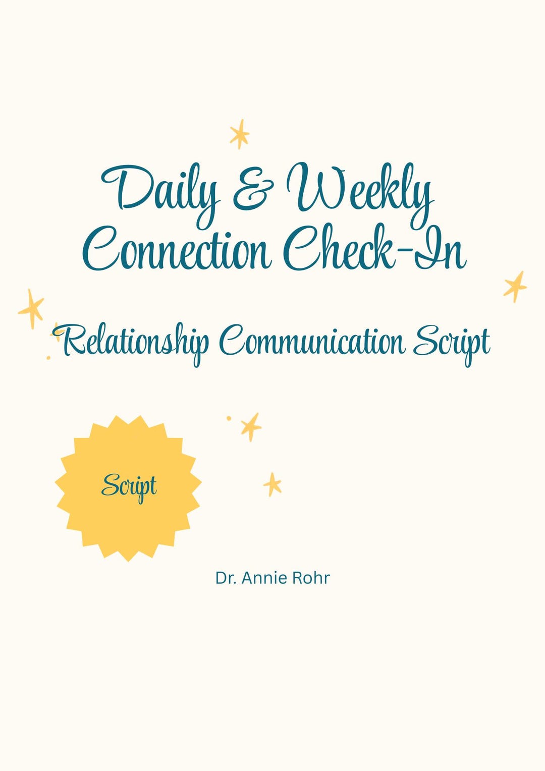 Couples Communication Check-in | Daily & Weekly Prompts for Connection ...