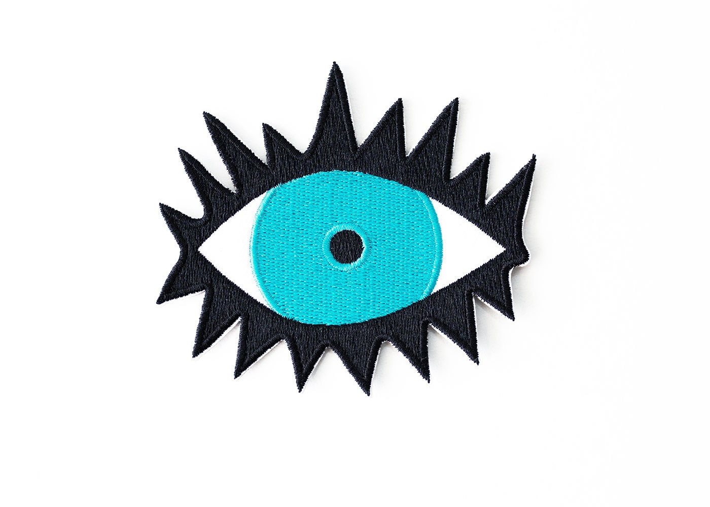 Evil Eye Patch Iron On Embroidered Applique | Etsy