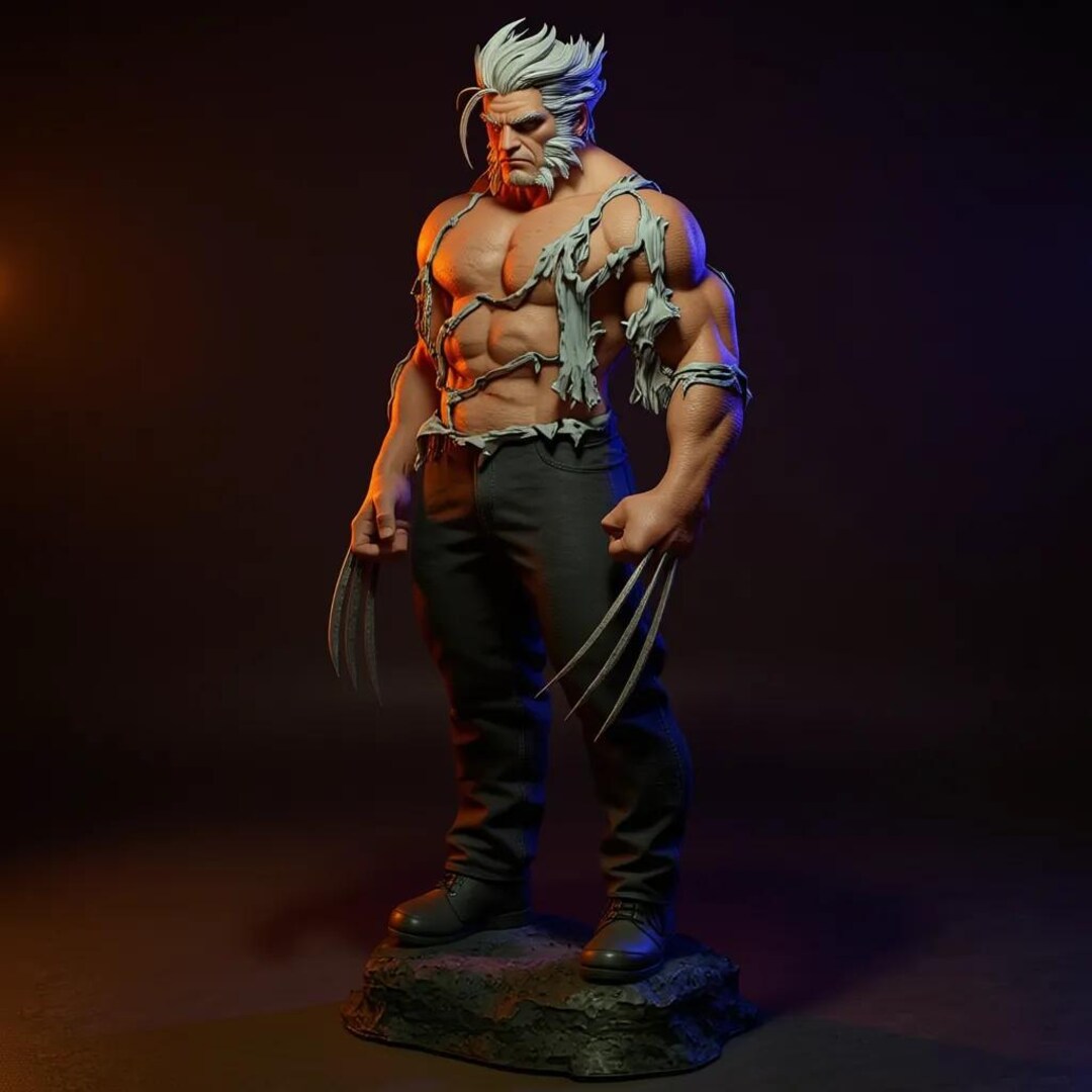 Wolverine Old Man X-men STL File - Etsy