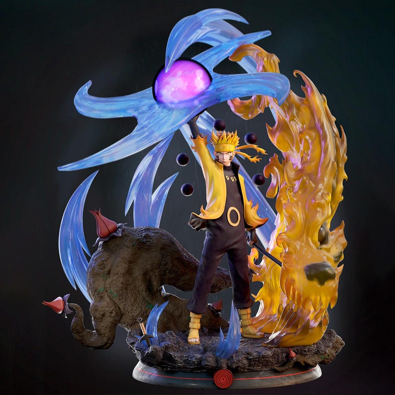 Ascended Energy Warrior - Anime STL 3D Model Digital File - Etsy