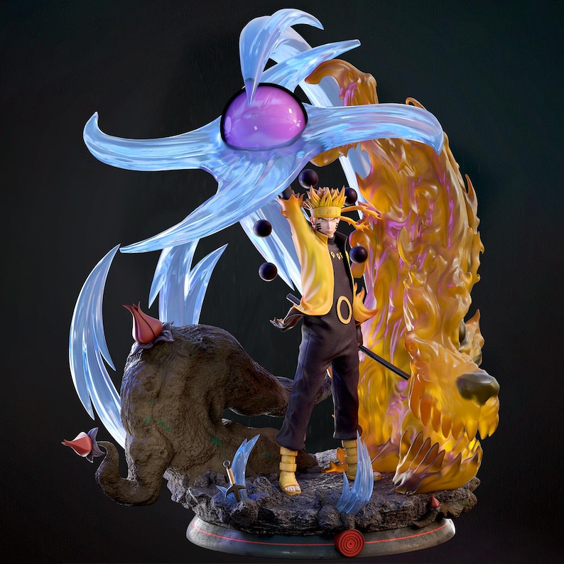 Ascended Energy Warrior - Anime STL 3D Model Digital File - Etsy