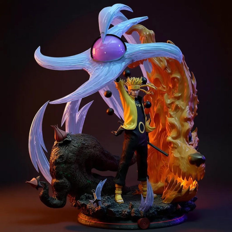 Ascended Energy Warrior - Anime STL 3D Model Digital File - Etsy