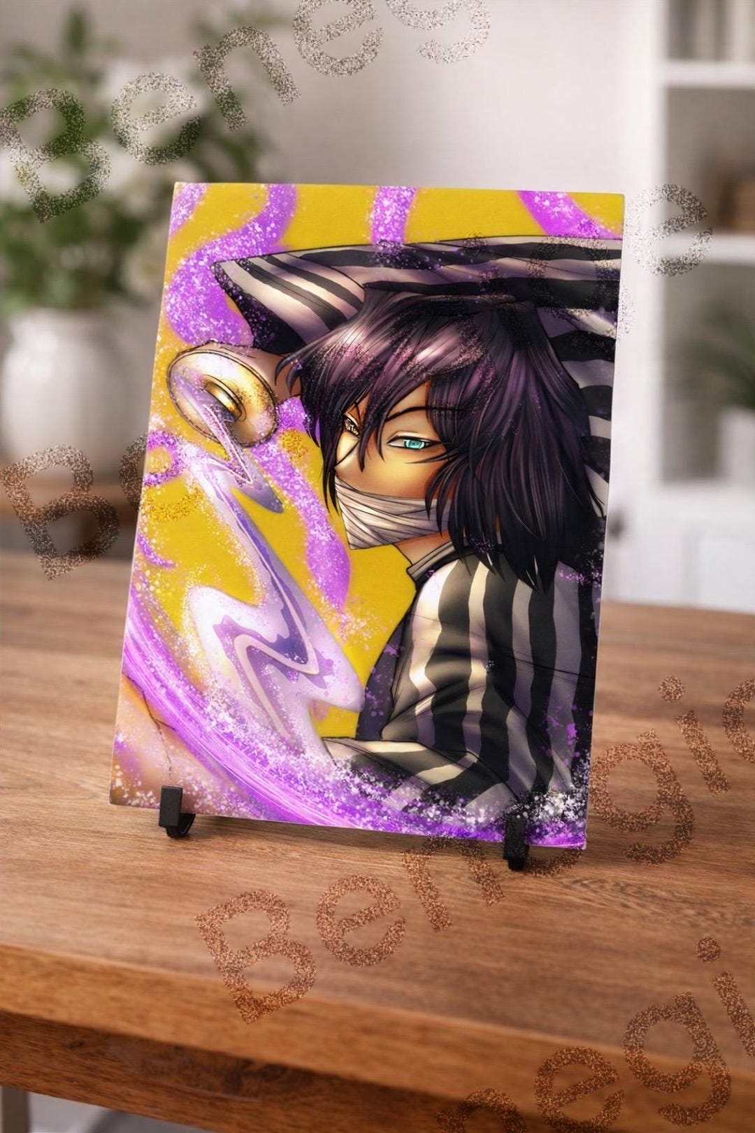 The Snake Hashira Obanai Iguro as a Fanart Print - Etsy